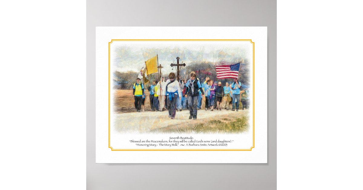 Seventh Beatitude Size 8x10 Poster | Zazzle