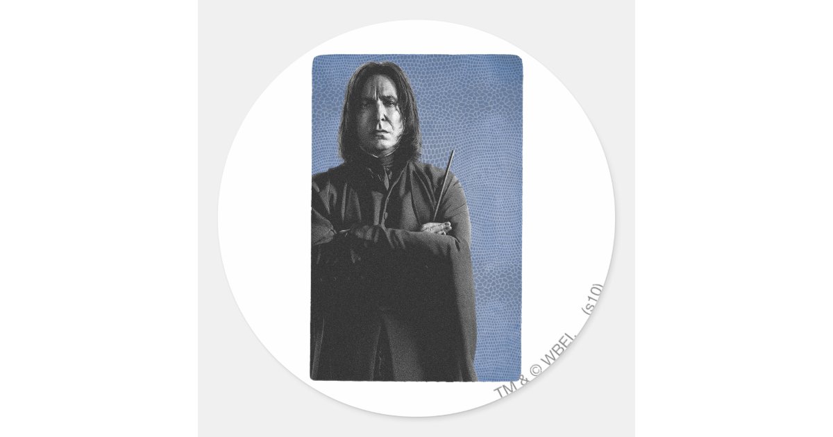 Severus Snape Classic Round Sticker | Zazzle