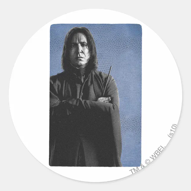 Severus Snape Classic Round Sticker | Zazzle
