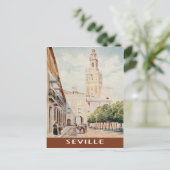Seville, Spain vintage plaza Postcard | Zazzle