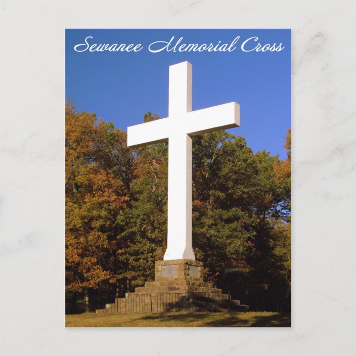 Sewanee Memorial Cross, TN Post Card | Zazzle.com