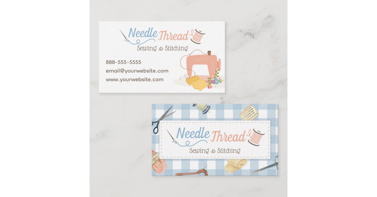 Sewing Alterations Seamstress Business Card | Zazzle