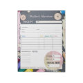 Sewing Alterations Seamstress Invoice Order Form Notepad | Zazzle