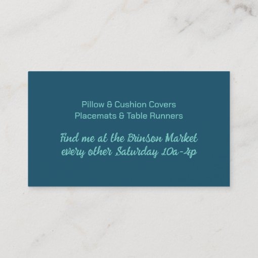 Sewing hand stitching needle thread business cards | Zazzle