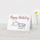 Sewing machine birthday card | Zazzle