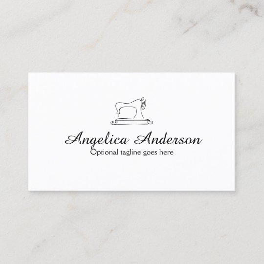 Sewing Machine Business Card | Zazzle.com