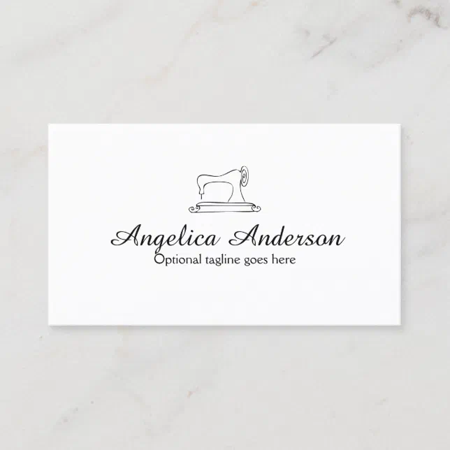 Sewing Machine Business Card | Zazzle