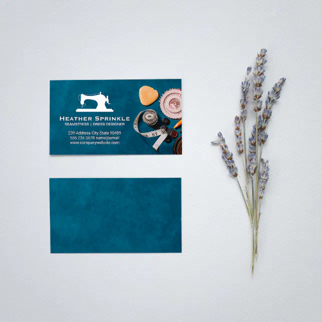 Sewing Machine | Crafts Workshop Business Card | Zazzle