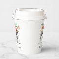 Sewing Machine Dressmaker Black White Business Paper Cups | Zazzle