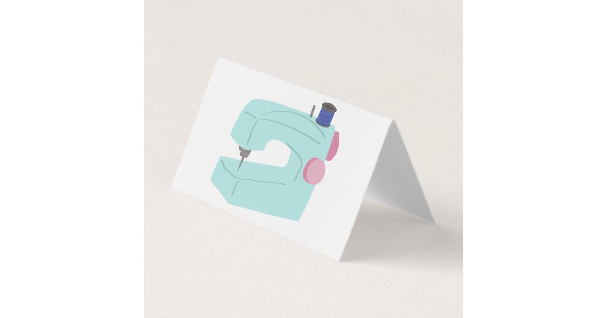 Sewing Machine Place Card | Zazzle.com