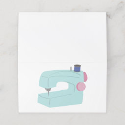 Sewing Machine Place Card | Zazzle