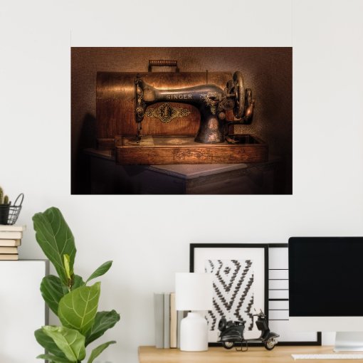 Sewing Machine - Singer Poster | Zazzle