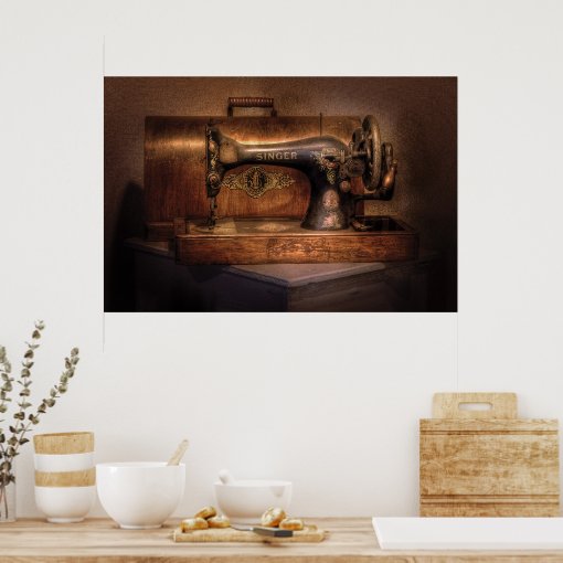 Sewing Machine - Singer Poster | Zazzle