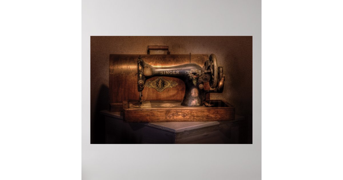 Sewing Machine - Singer Poster | Zazzle