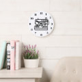 Sewing Machine Wall Clock | Zazzle