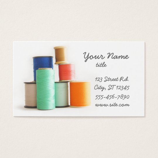 Sewing or Tailoring Business Cards | Zazzle.com