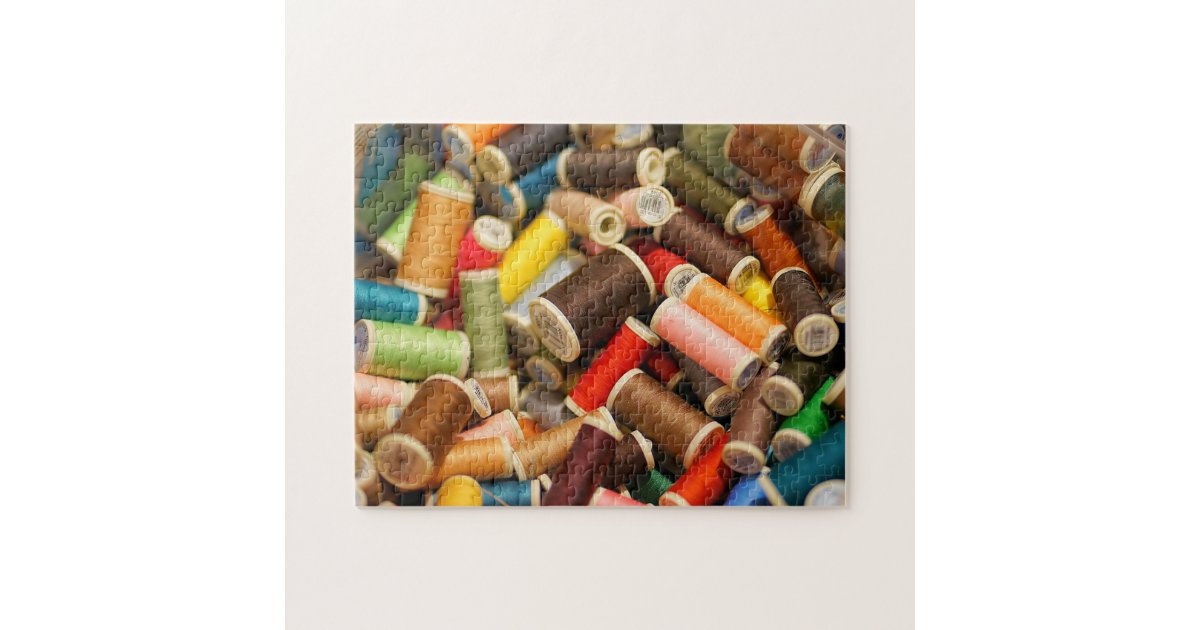 Sewing Thread Photo Puzzle | Zazzle