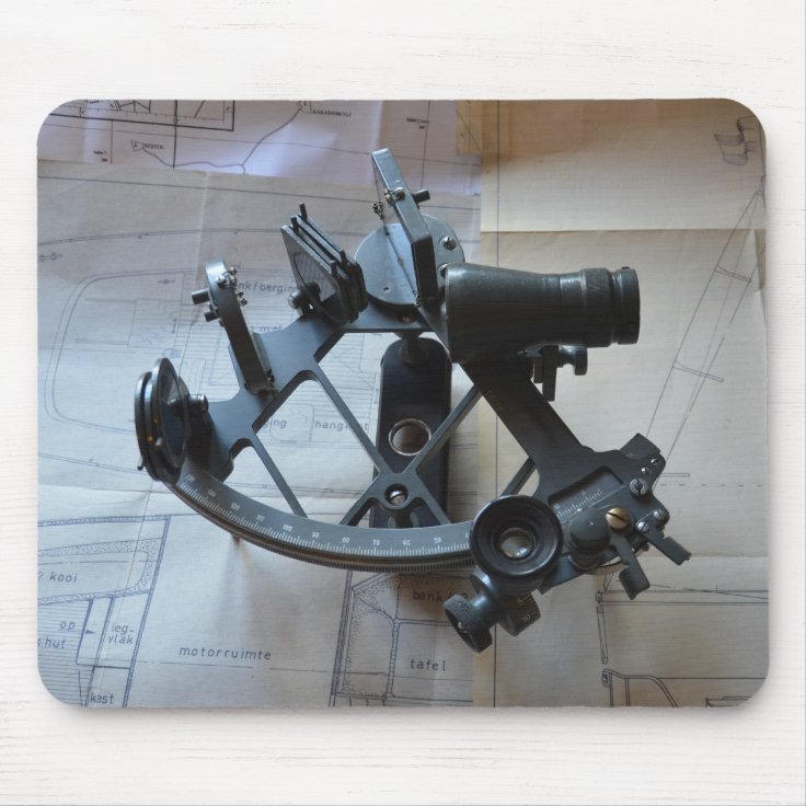 Sextant For Celestial Navigation Mouse Pad | Zazzle