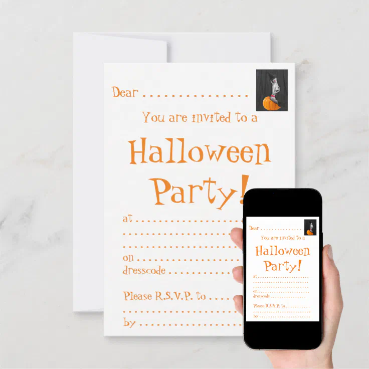 Sexy Pinup Girl Witch Halloween Party Invitations Zazzle