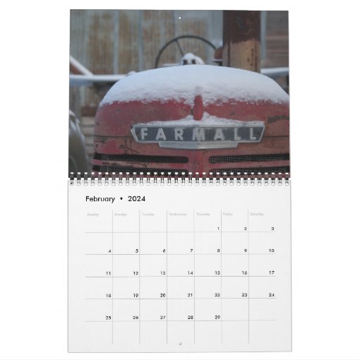 "Sexy" Tractor Calendar: Customize Year Calendar | Zazzle