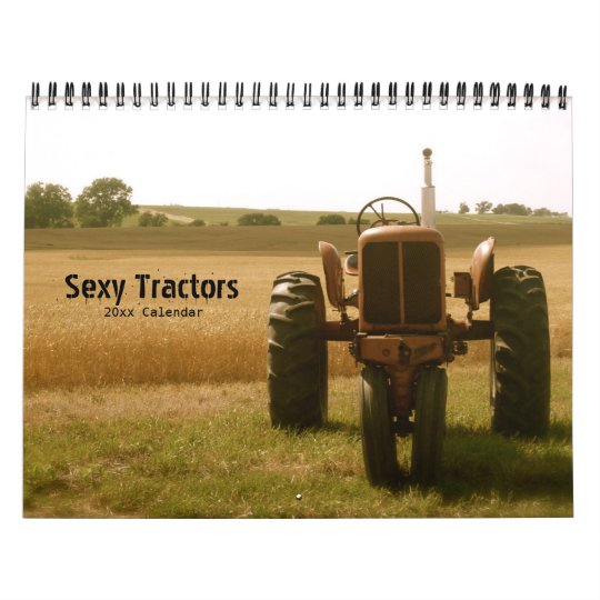 "Sexy" Tractor Calendar: Customize Year Calendar | Zazzle.com