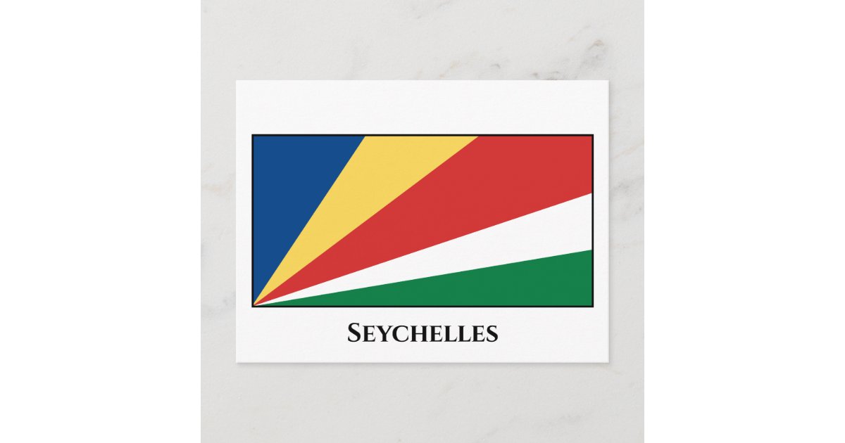 Seychelles Flag Postcard | Zazzle
