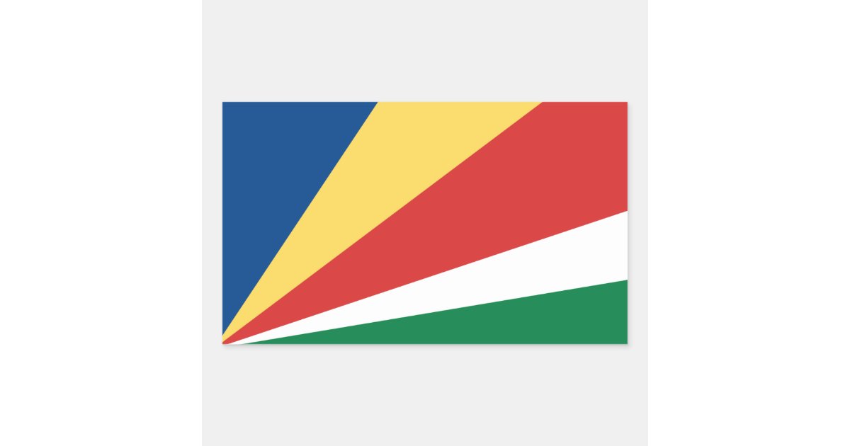 Seychelles* Flag Sticker | Zazzle