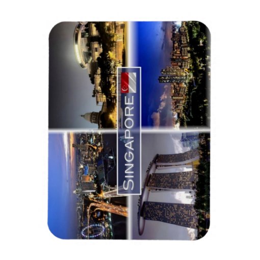 SG Singapore - Magnet | Zazzle