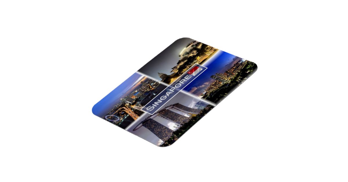 SG Singapore - Magnet | Zazzle