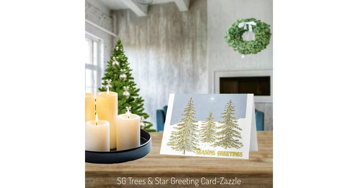 SG-Trees & Star Card | Zazzle
