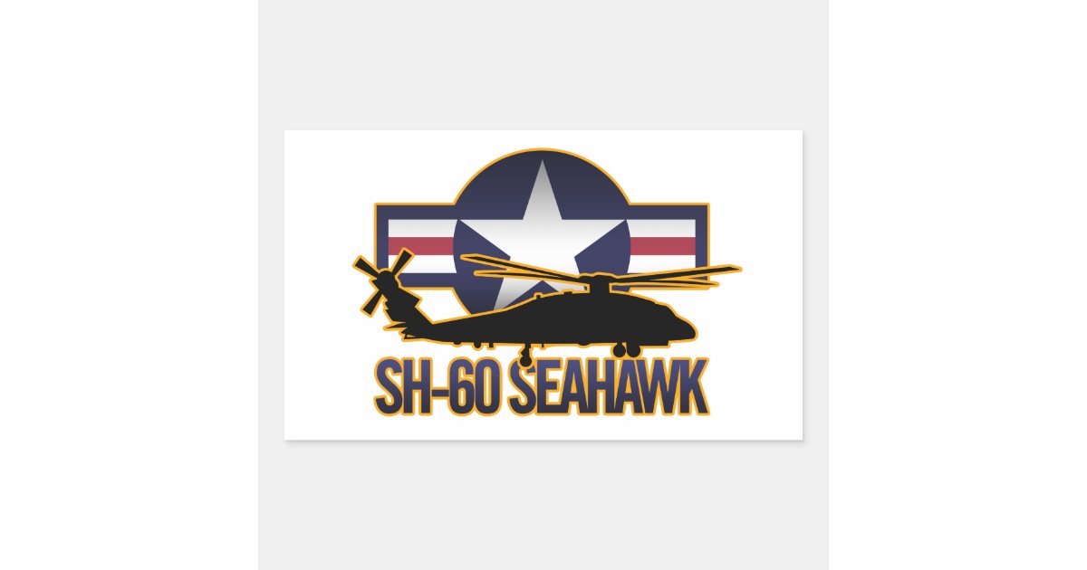 SH-60 Seahawk Rectangular Sticker | Zazzle