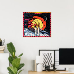 Shabbat Night Poster | Zazzle