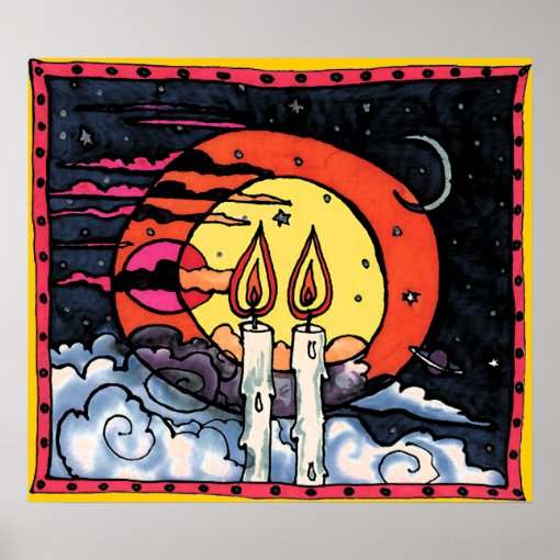 Shabbat Night Poster | Zazzle