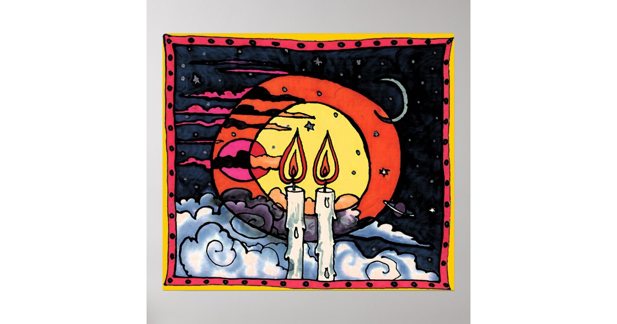 Shabbat Night Poster | Zazzle