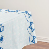 Shabbat Shalom Tablecloth | Zazzle