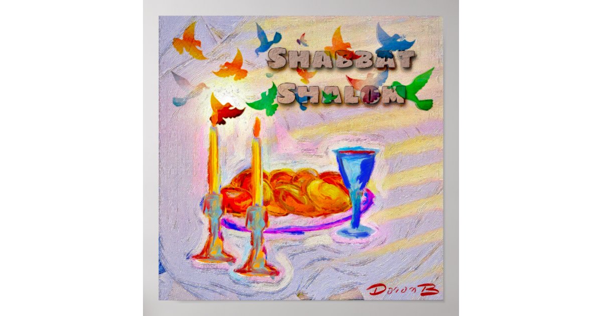 Shabbat today poster | Zazzle