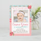 Shabby Chic Birthday Photo Invitation | Zazzle