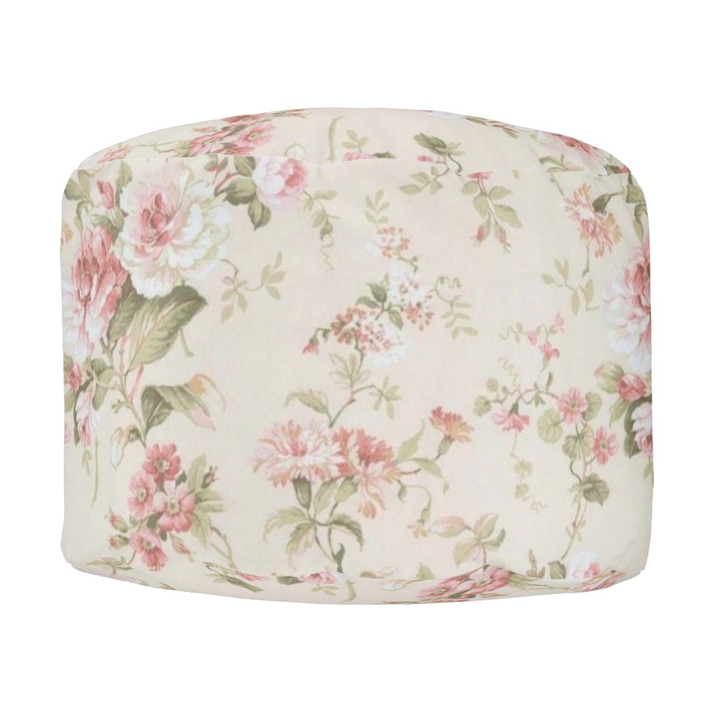 Shabby Chic Collage Series Design 15 Pouf sold by Ineffectual Boycott ...
