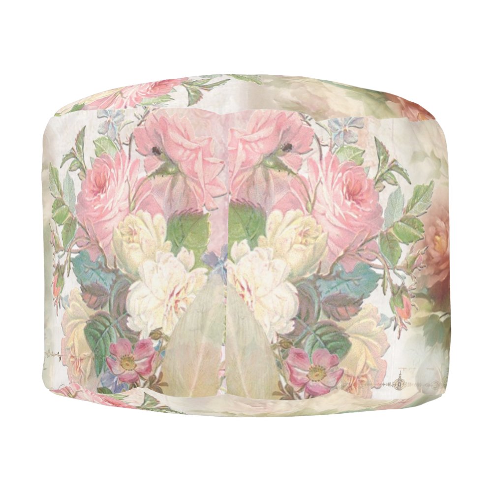 Shabby Chic Collage Series Design 5 Pouf sold by Evey Healthy | SKU ...