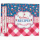 Shabby Chic Floral and Plaid Recipe Book Binder | Zazzle