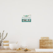 Shabby Chic Floral Rustic Wood Marketing Promo Poster | Zazzle