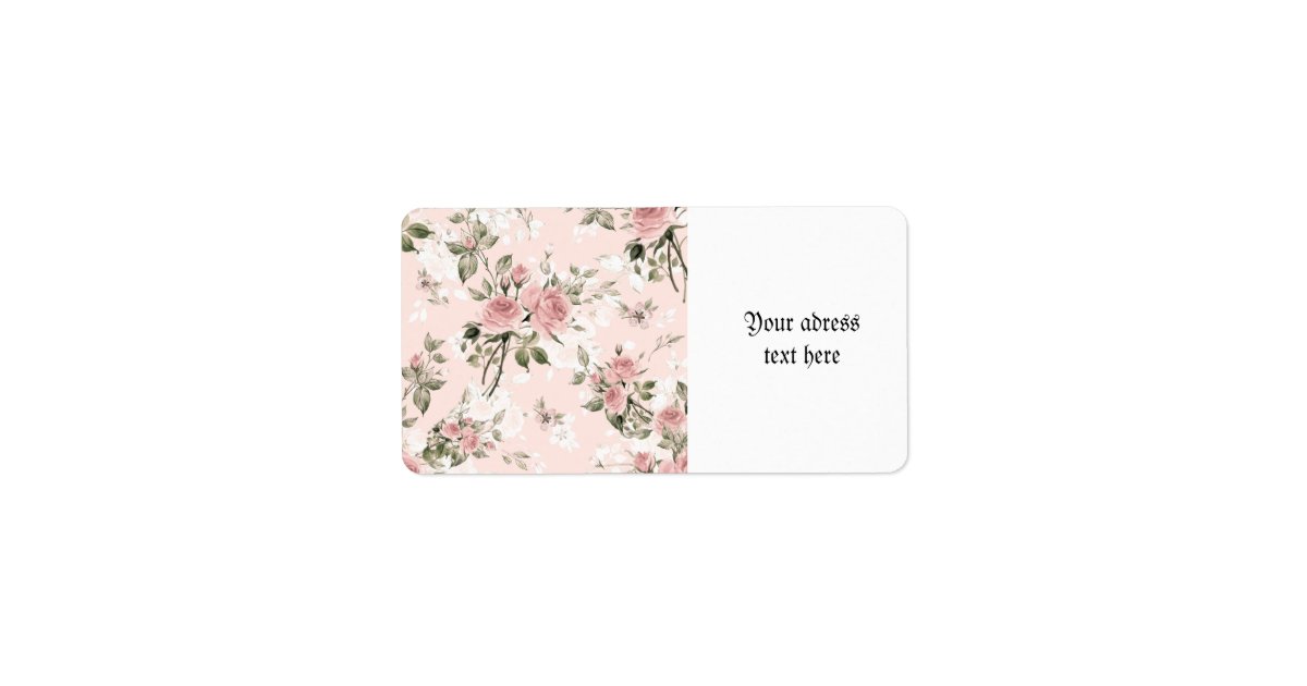 Shabby chic, french chic, vintage,floral,rustic,pi label | Zazzle