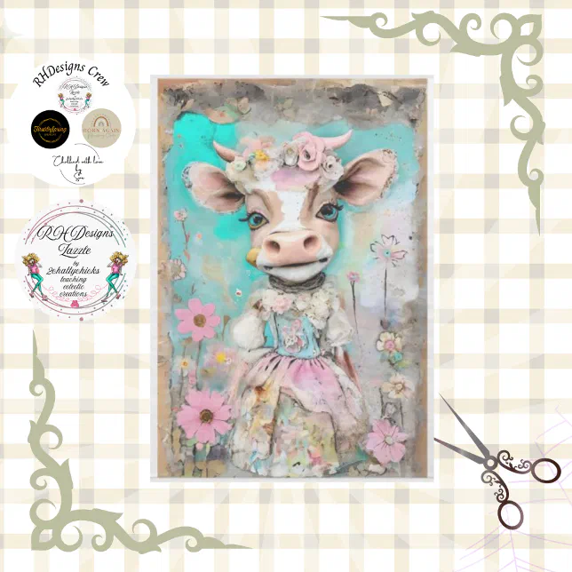 Shabby Chic French Country Decoupage Tissue Paper | Zazzle