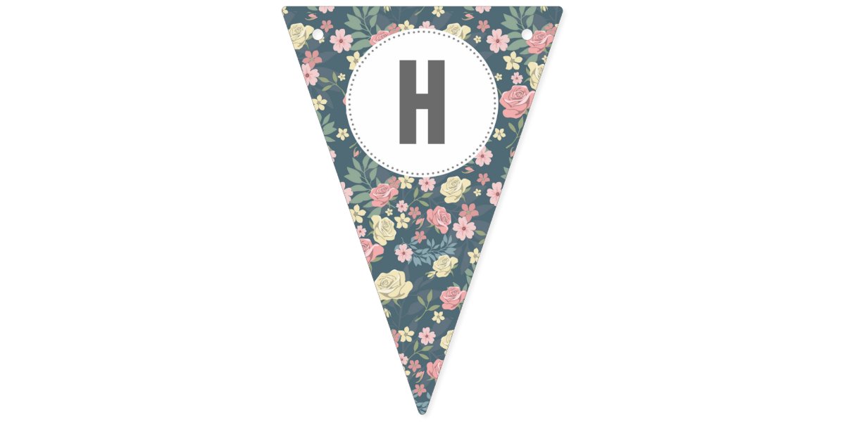 Shabby Chic Happy Birthday Banner | Zazzle