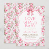 Shabby Chic Love Shack Baby Shower Invitation | Zazzle