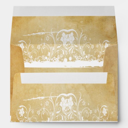 Shabby Chic Parchment Envelopes | Zazzle
