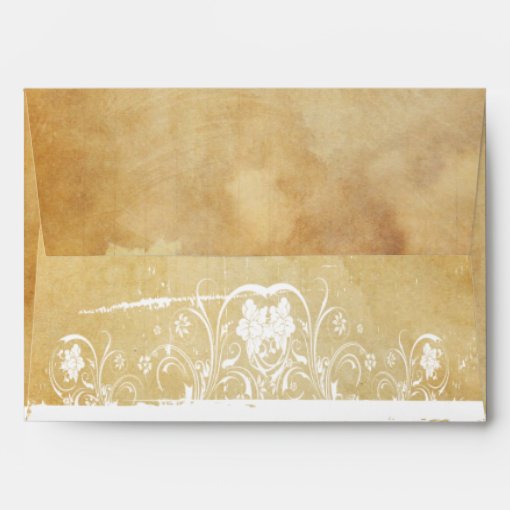 Shabby Chic Parchment Envelopes | Zazzle