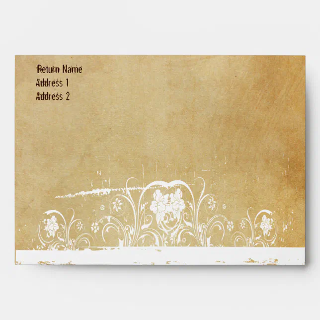 Shabby Chic Parchment Envelopes | Zazzle