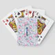 Shabby Chic Pastel Pink Roses Pattern Poker Cards | Zazzle