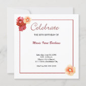 Shabby Chic Photo Birthday Party Invitation | Zazzle